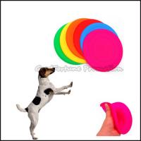 China Soft Rubber Training Dog Flying Disc Soft Dog Frisbee Aerodynamic Design for sale