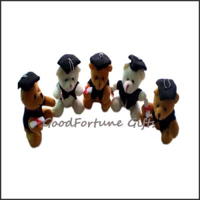 China Miniature Promotional Teddy Bear Keychain Customized For Mobile Bag Hanging for sale