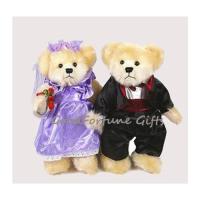 China Memorable Bride And Groom Teddy Bears Wedding Teddy Bear Gifts Customizable 32×25cm for sale