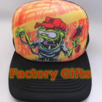 China Full Color Sublimation Printing Mesh Back Trucker Cap Personalized Business Gifts for sale