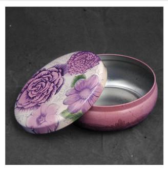 China Full Color Custom Promotional Packaging Tin Can Candy Metal Tin Storage Box With Hinged Lid for sale