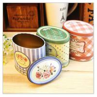 China Full Color Custom Promotional Packaging Tin Can Candy Metal Tin Storage Box With Hinged Lid for sale