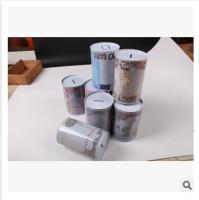 China Round Shape Tin Can Coin Bank Saving Money Sustainable High Memorability 8.5*3.5cm for sale
