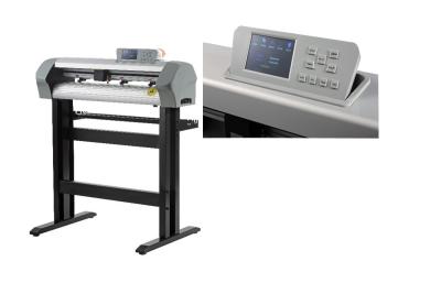 China Professional Large Format Vinyl Cutter With Servo Motor Floor Stand Media Way for sale