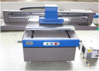 China Automatic Height Adjustment UV Flatbed Printer CMYK / CMYKLc Lm / White Color for sale