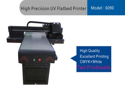 China Light Weight 6090 UV Flatbed Printer Equipment 1440 / 2160 / 2880 / D320dpi for sale