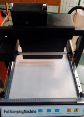 China Flatbed Press Card 300Dpi Heat Foil Stamping Machine For Kinds of Color Foil for sale
