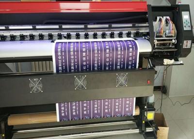 China 1.8m Eco Solvent Printing Machine With XP600 head For 4 Colors Or 6 Colors At 2160 Dpi for sale