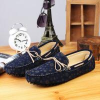 China Leisure Mens Leather Loafers 41 - 45 Size Mens Suede Casual Shoes for sale