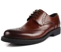 China Europe Design Men Brogue Shoes Boot Style Full Grain Leather Mens Dress Shoes for sale