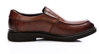China Business Soft Sole Formal Shoes , Slip On Mens Brown Leather Driving Shoes for sale