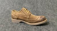 China OEM Oxford Style Men Business Casual Shoes , Genuine Leather Lace Up Derby Shoes for sale