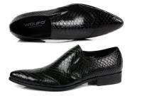 China Snake Skin Pattern Men Formal Dress Shoes Genuine Leather Men Luxury Shoes For Party for sale