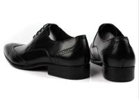 China Mens Full Grain Leather Shoes Stylish Brogue Design Men Pointed Formal Dress Shoes for sale