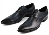 China White Leather Men'S Wedding Dress Shoes Comfortable / Breathable / Warm With Calfskin for sale