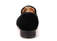 China Male Footwear Mens Velvet Loafers Embroidery OEM Flat Casual Shoes For Party for sale