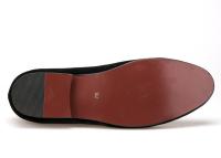 China Luxury Mens Velvet Loafers Strap Casual Style Black Velvet Suede Shoes for sale