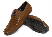 China Fashion Flats Mens Leather Loafers Luxury Handmade Suede Shoes for sale