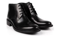 China cow leather Mens Ankle Boots high class Burnished Leather Boots for sale