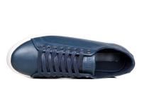 China Classic Mens Casual Footwear , Breathable Leather Lace Up Flat Shoes for sale