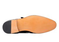 China Adult Men's Dress Shoes Black Genuine Leather Brogue Style Shoes for sale