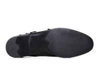 China Double Buckled Men'S Dress Shoes Italian Leather Monk Strap Shoes for sale