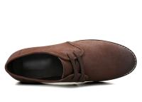 China Low Heel Mens Leather Casual Shoes Comfortable Suede Upper Men Casual Oxford Shoes for sale