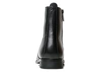 China Wedding Genuine Leather Mens Ankle Boots Black Leather High Top Boots for sale