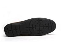 China Summer Breathable Mens Leather Loafers Brown Round Toe Mens Suede Moccasins for sale