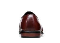 China Classic Mens Leather Loafers Stitching Handmade Leather Dress Shoes For Banquet for sale