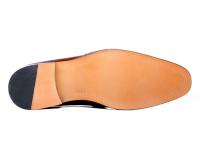 China Classic Mens Leather Loafers Stitching Handmade Leather Dress Shoes For Banquet for sale