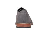 China Suede Leather Flat Casual Shoes , Handmade Grey Mens Leather Driving Shoes for sale