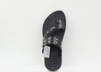 China Home Mens Genuine Leather Flip Flops Summer Beach Sandals Slippers for sale