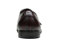 China Custom Men's Dress Shoes Handmade Brown Monk Strap Dress Shoes for sale