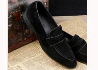 China Luxury Mens Leather Casual Shoes Oxford Mens Blue Brogue Shoes For Party / Wedding for sale
