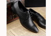 China Mens Burgundy Dress Shoes Vintage Italian Goodyear Welted Full Grain Leather Shoes for sale