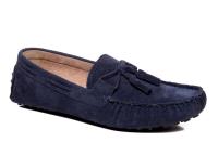 China Breathable Flat Tie Up Shoes Round Toe Fashion Suede Leather Dress Shoes for sale
