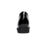 China Black Oxford Lace Up Elevator Men Shoes Solid Slip - On Branded Dress Shoes For Men for sale