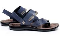China Handmade Soft Beach Sandals , Brown Mens Slip On Beach Sandals for Summer for sale