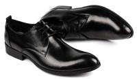 China Coffee  / Black/ Brown Men'S Wedding Dress Shoes Burnished Mens Pointed Toe Shoes for sale