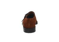 China Handmade Men'S Lace Up Oxford Shoes , Genuine Leather Monk Strap Brogue Shoes for sale