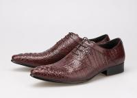 China 100% Genuine Leather Men'S Wedding Dress Shoes Durable Goodyear Welted Leather Shoes for sale