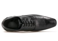 China 7 Cm Black Thick Heel Men'S Wedding Dress Black / Brown Shoes Mens Patent Leather Shoes for sale