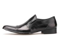 China Spring / Autumn Mens Leather Dress Shoes Square Toe Flats Formal Business Shoes for sale