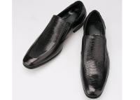 China Slip On Round Toe Men Formal Dress Shoes Oxford Style Full Grain Leather Dress Shoes for sale