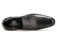China Durable Men Formal Dress Shoes Spring / Autumn Comfortable Mens Black Slip On Shoes for sale
