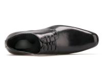 China Soft Leather Flat Suede Derby Shoes , Men Formal Dress Shoes Black / Brown for sale