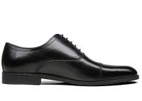 China Oxford Genuine Leather Men Dress Shoes , Luxury Lace Up Derby Shoes For Men for sale