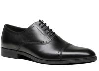 China Oxford Genuine Leather Men Dress Shoes , Luxury Lace Up Derby Shoes For Men for sale