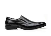 China Slip on Loafers Black Durability Mens Casual Dress Shoes For Formal Events for sale